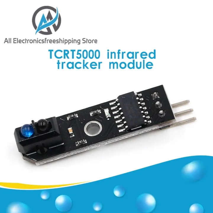 1 channel tracing module/ 1 way Intelligent Vehicle TCRT5000 tracker sensor probe infrared for ...
