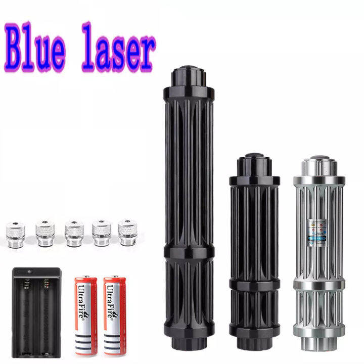 High Power 2w Blue Pointers 450nm Lazer sight Rechargeable Visible Blue ...