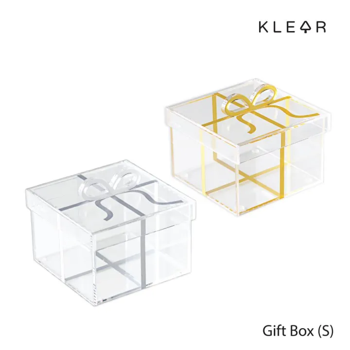 KlearObject The Gift All Purpose Box S กล่องใส่ของขวัญ กล่องใส่เครื่องประดับ กล่องโบว์ กล่องเก็บ ...