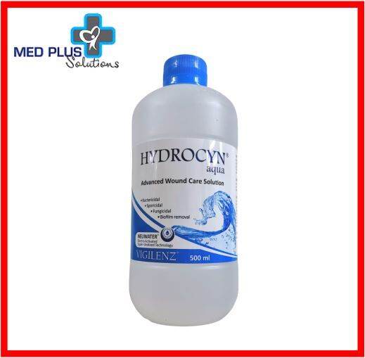 Hydrocyn Aqua Advanced Wound Care Solution 500ml (EXP:7/2024) | Lazada