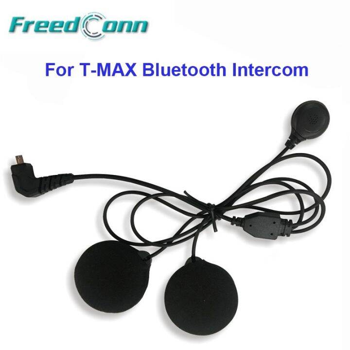 FreedConn Soft Earpiece Microphone amp; Speaker Cable for Motorcycle ...