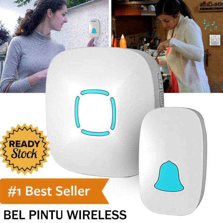Bel Pintu Wireless Doorbells Waterproof 36 Nada 1 PC Receiver Smart ...