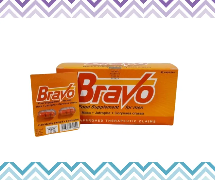 Bravo Food Supplements for Men by 2's | Lazada PH