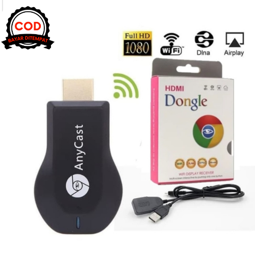 ANYCAST WIFI DISPLAY RECEIVER HDMI DONGLE / Penghubung Hp Android Ke TV ...