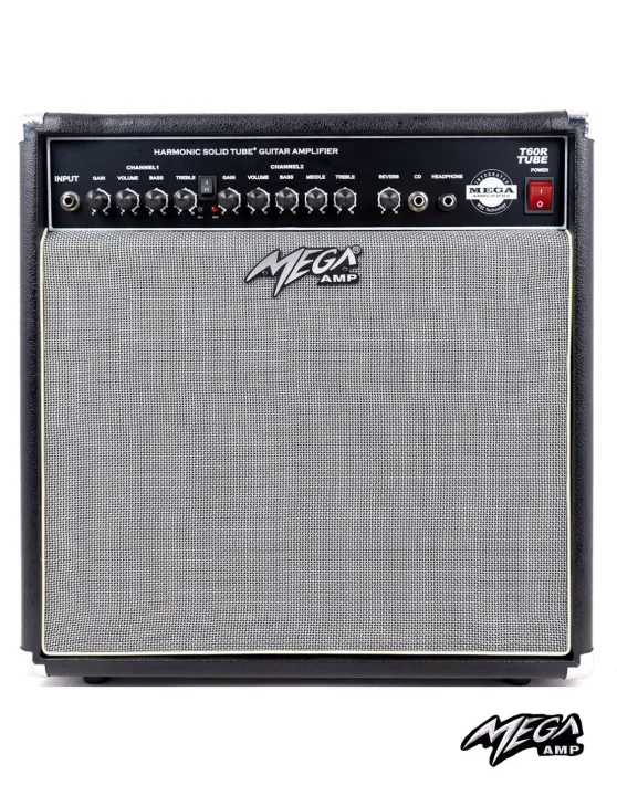 MEGA T60R Solo Tube 1x12 55-Watt Guitar Amplifier with Built-in ...