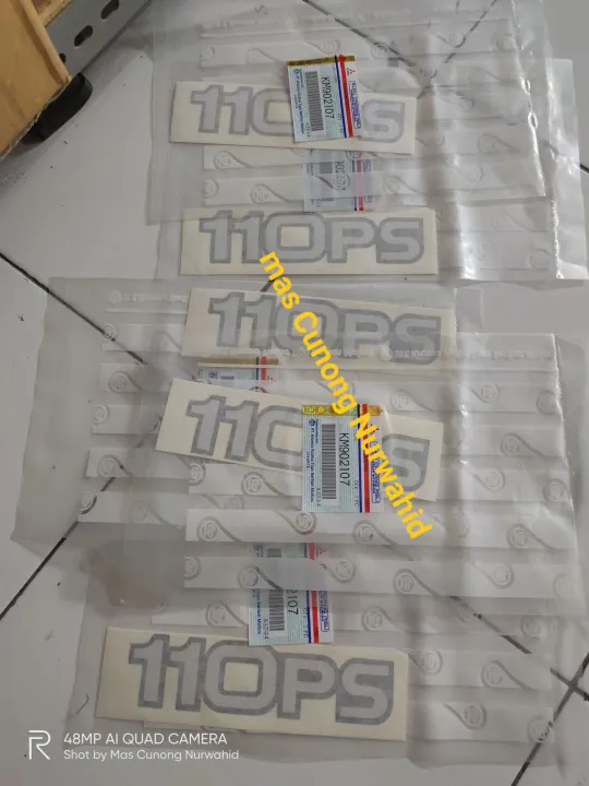 sticker stiker logo 110ps ps110 canter | Lazada Indonesia