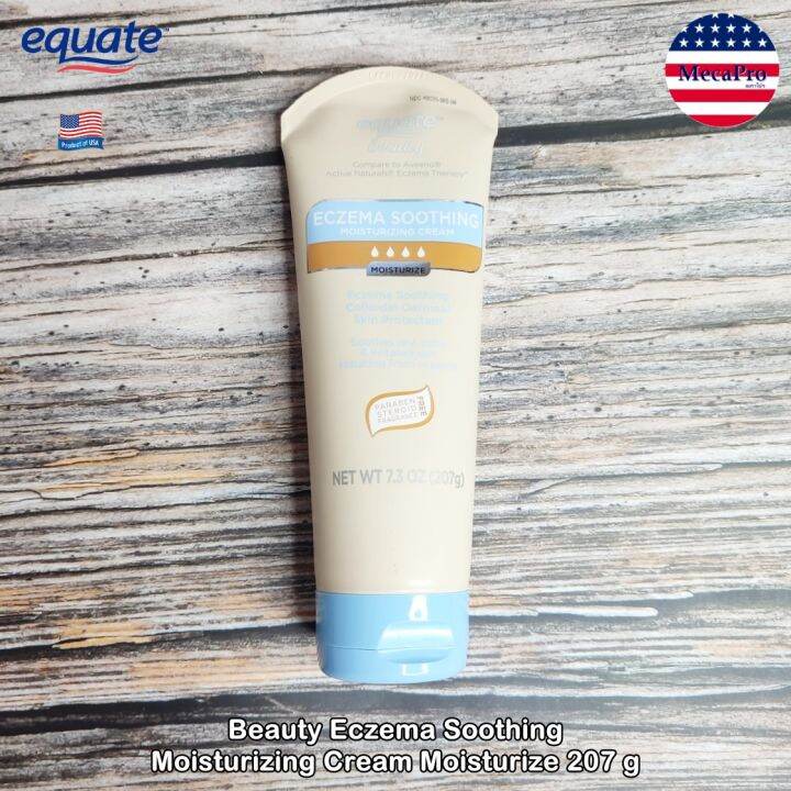 Equate® Beauty Eczema Soothing Moisturizing Cream 207 g ครีมให้ความชุ่มชื้น สำหรับผิวแห้ง หยาบ ...