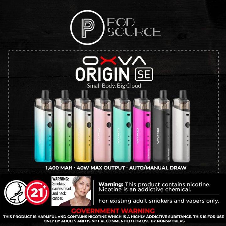 [AUTHENTIC] Oxva Origin SE 1400mah with FREE LANYARD INSIDE | Lazada PH