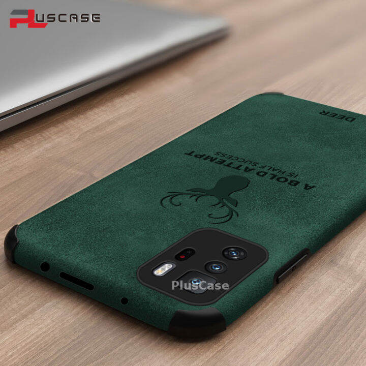 PlusCase for Xiaomi Poco X3 GT Soft PU Leather Case Silicone Rubber ...