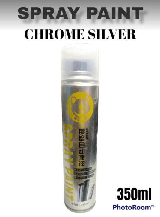 SPRAY PAINT CHROME SILVER 350MLw | Lazada PH