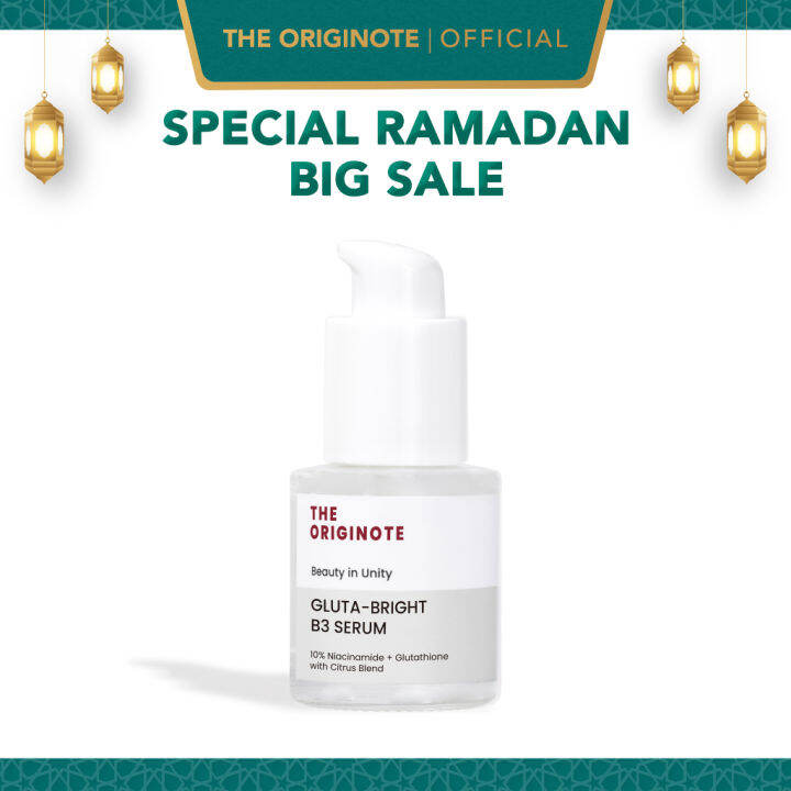 [promo] The Originote Gluta Bright B3 Serum Serum Brightening Untuk