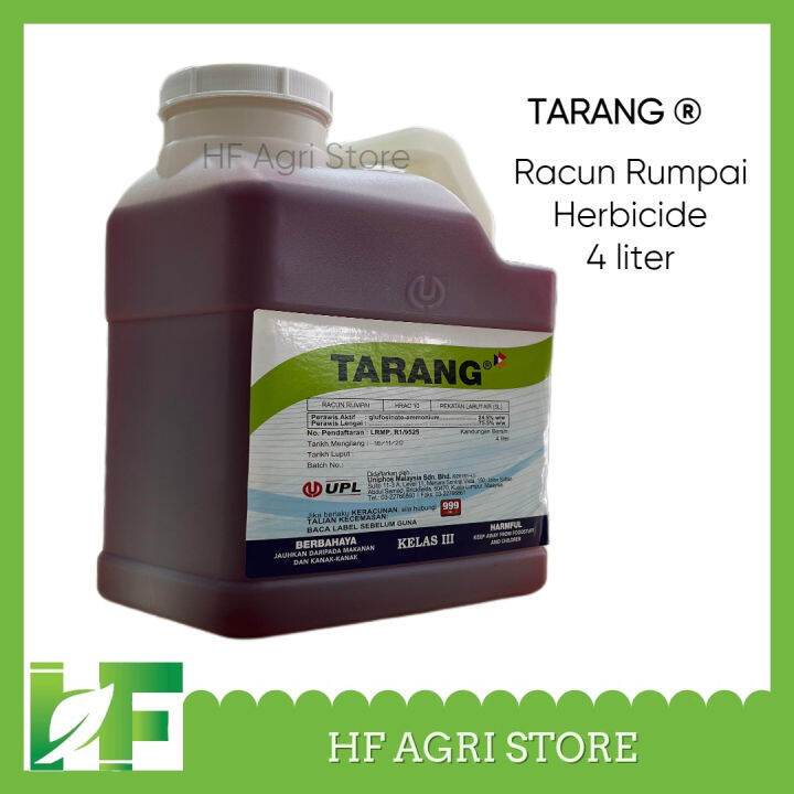 TARANG ® 4 LIiter - Racun Rumpai / Herbicide / Weedkiller / 杀草剂 ...
