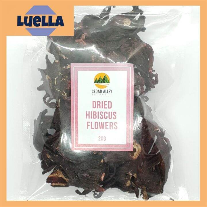 Luella Dried Hibiscus Flowers 20g (Roselle Flowers) | Lazada PH