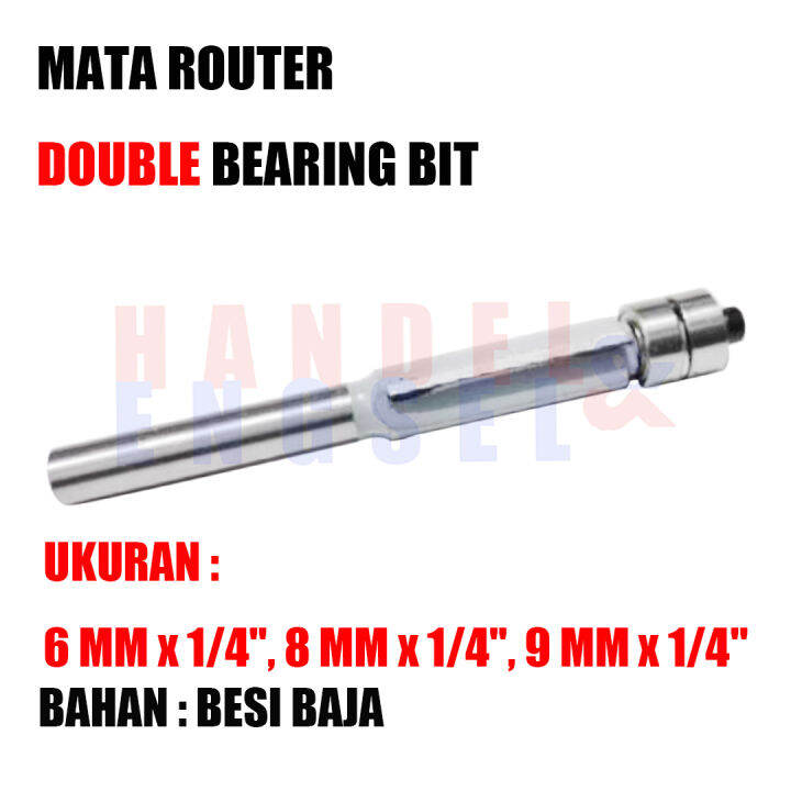 Mata Router HPL Trimmer Profil Kayu Double Bearring HPL Kayu Potong ...