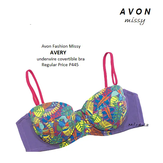 Avon Fashion Missy AVERY underwire convertible bra | Lazada PH