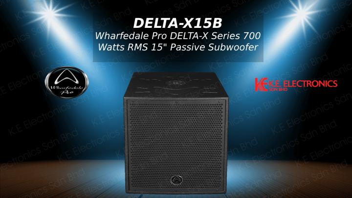 Wharfedale Pro Delta-X Series DELTA-X15B 700 Watts RMS 15" Passive ...