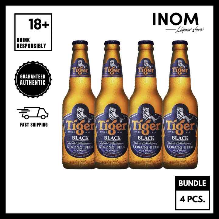 Tiger Beer Black 330ml Bundle of 4 | Lazada PH