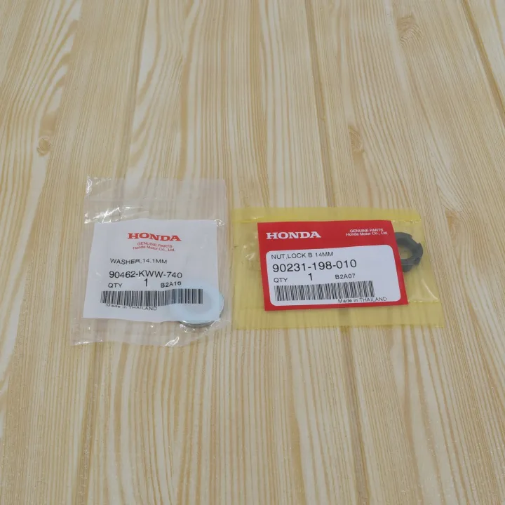 น็อต+แหวน น็อตล็อคคลัทช์หลัง เวฟ/ดรีม110i ราคา/ชุด ( 90462-KWW-740 / ...