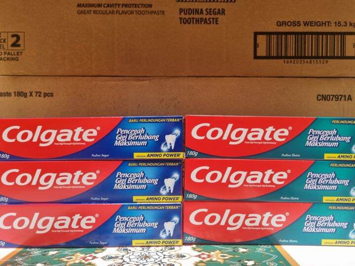 Colgate Odol Pasta Gigi Fresh Cool Mint / Great Regular Flavor 180g ...