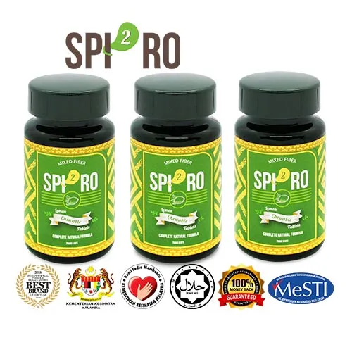 SPIRO Wellous Spiro *READY STOCK现货 *100%authentic 双藻菠菜排毒糖 detox 60's ...