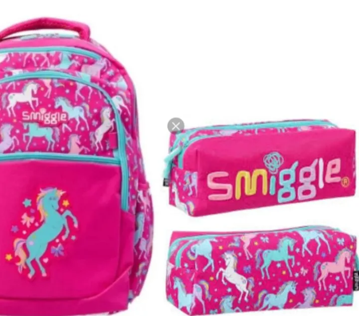 Smiggle Unicorn Backpack and Pencil Case Set | Lazada PH
