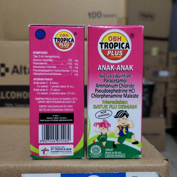 OBH TROPICA PLUS ANAK 60ML | Lazada Indonesia