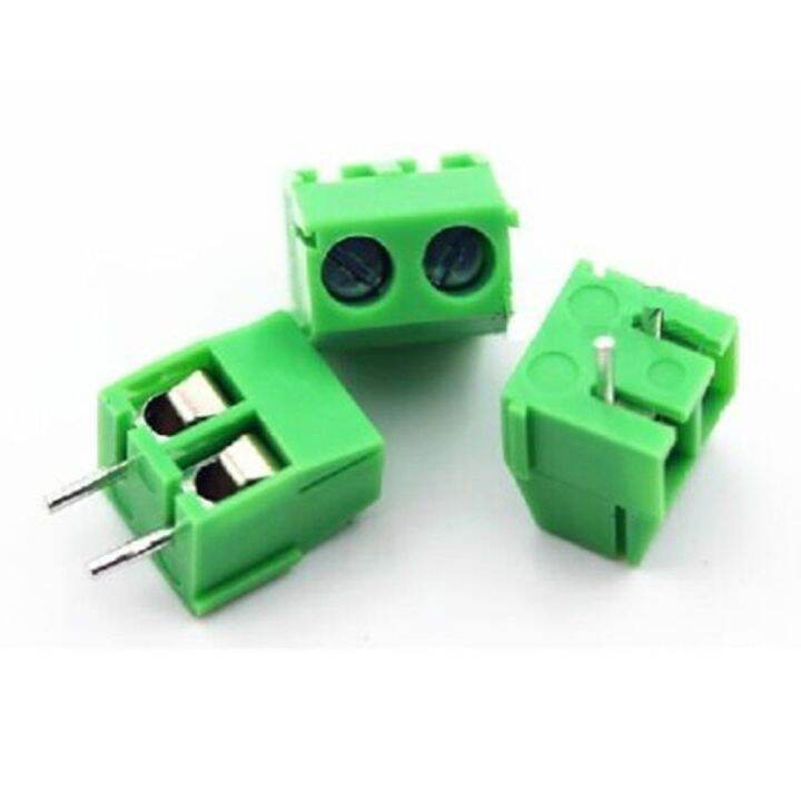 JIAXINXIN Green Color 2 Way KF350-2P 2Pin 3.5mm Pitch PCB Screw ...