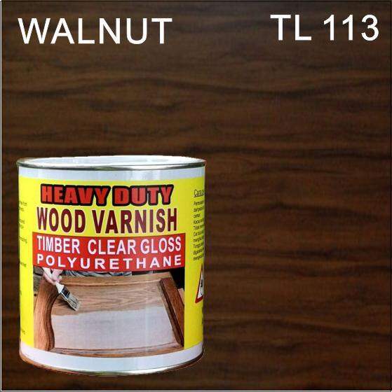 WALNUT TL 113 ( 5L ) HEAVY DUTY WOOD VARNISH TIMBER CLEAR GLOSS ...