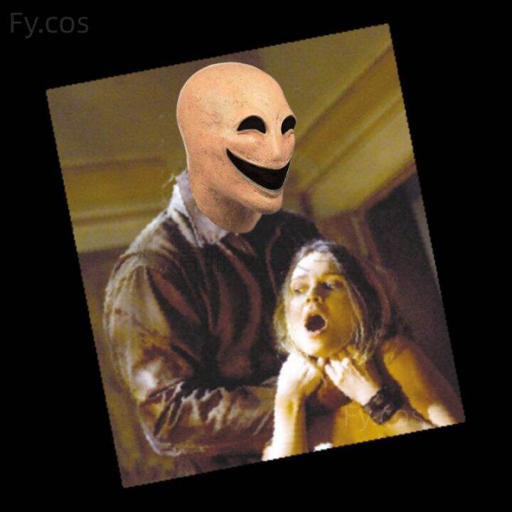 Smile No Face Man Latex Mascara Full Head Horror Faceless Disguise ...