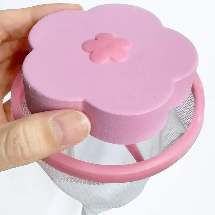 New Washer Filter Catcher, Reusable Washing Machine Floating Lint Mesh ...