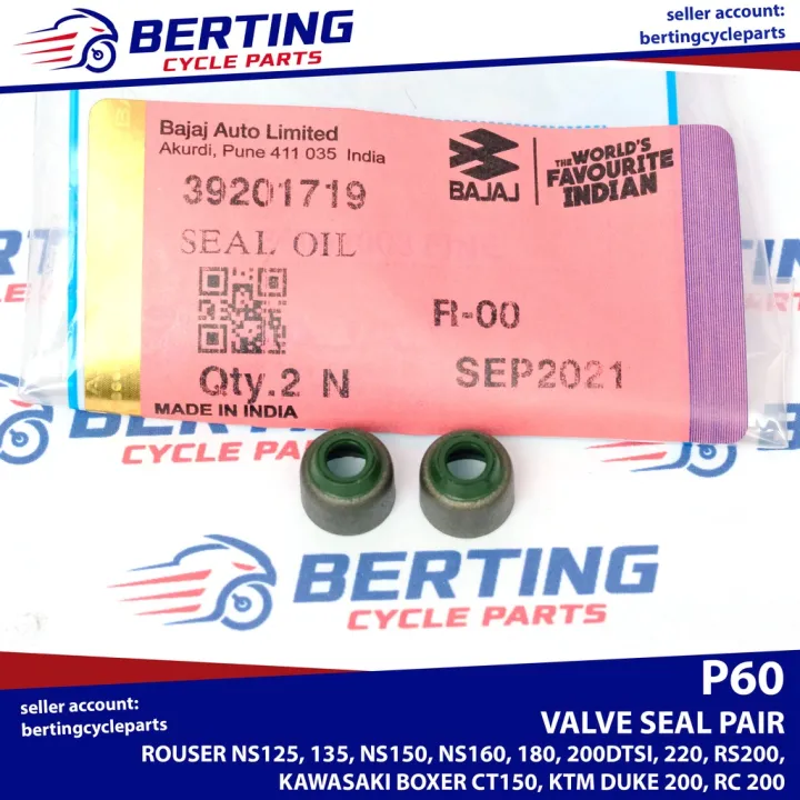 50%promotion！！！ 2PCS VALVE SEAL Rouser 135 180 200 220 NS150 NS160 ...