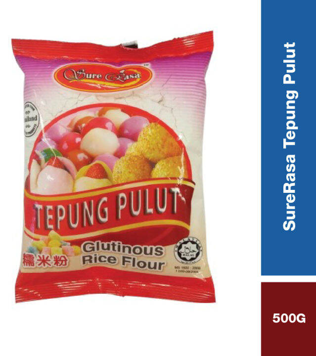 Sure Rasa Glutinous Rice Flour 500g (Tepung Pulut) | Lazada