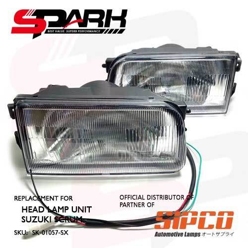 Head Lamp Headlight Suzuki Cateye Scrum Carry F6A DA52 DB52 DA62 DA63 ...