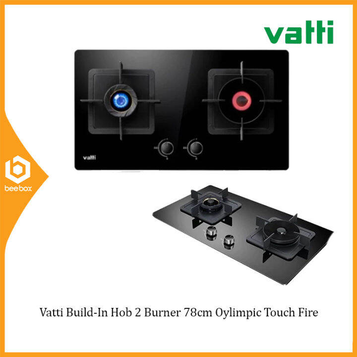 Vatti 78CM (2-Burner M821G Built-In) Gas Hob "Olympic" Series - M821G | Lazada