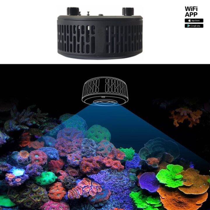 100W Reef LED Light Wifi Program Saltwater Seawater Marine Coral Reef ...