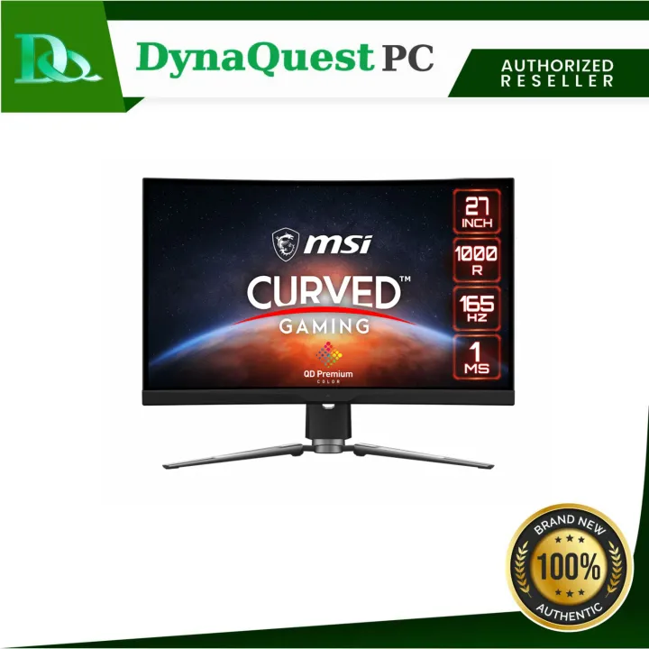MSI MPG Artymis 273CQR-QD 27" Curved VA 165Hz WQHD 2560x1440 1ms Gaming ...