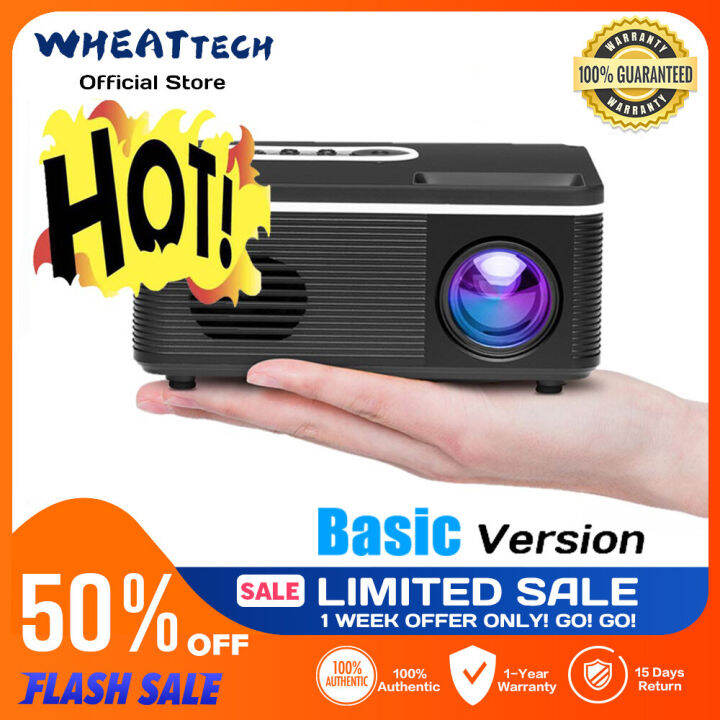 โปรเจ็คเตอร์ขนาดเล็กแบบ Unic S361รุ่นปกติแบบพกพาใช้ในบ้าน USB เครื่องฉายภาพขนาดเล็ก HDMI AV TF N ...