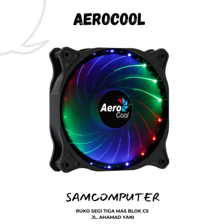 Aerocool Cosmo 12 RGB Fan Case - Fan Casing 12cm | Lazada Indonesia
