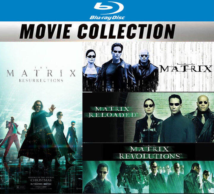 Bluray หนัง The Matrix หนังบลูเรย์ เดอะ เมทริกซ์ Collection | Lazada.co.th