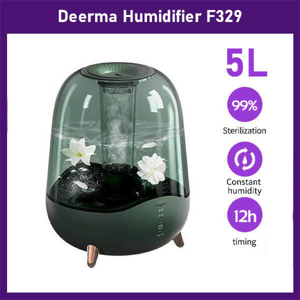 Deerma F329 Air Humidifier 5L Mute Ultrasonic Aroma Diffuser Mist Maker air humidifier ...