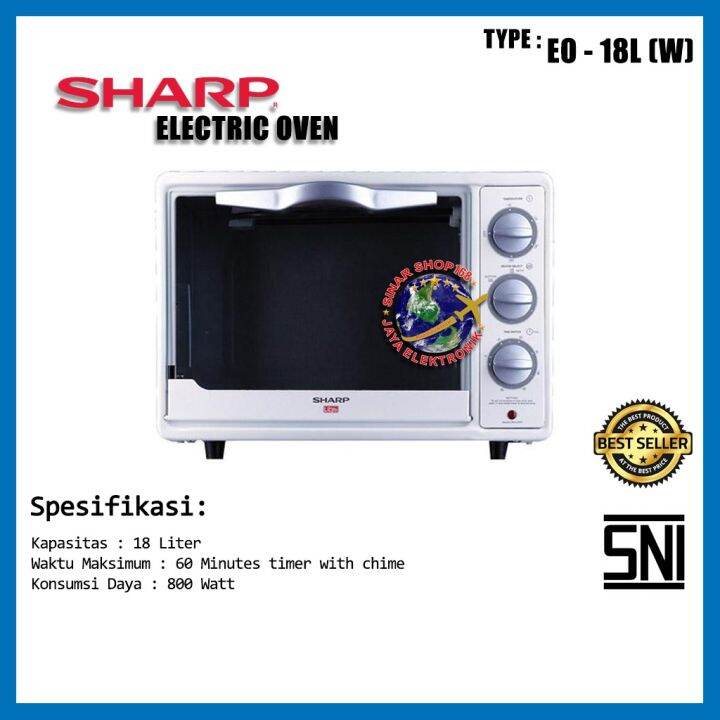 Sharp Electric Oven EO - 18L (W) | Lazada Indonesia