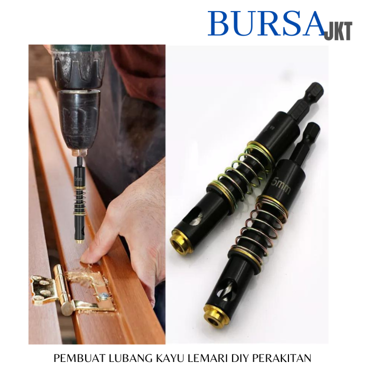 PELUBANG ENGSEL LUBANG BOR BIT PINTU LEMARI 5 MM HEXAGONAL | Lazada ...