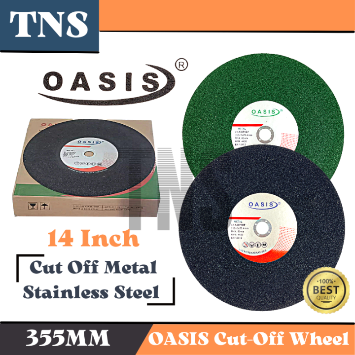 Oasis Cut Off Wheel 14" Heavy Duty Cutting Disc For Metal & Stainless ...