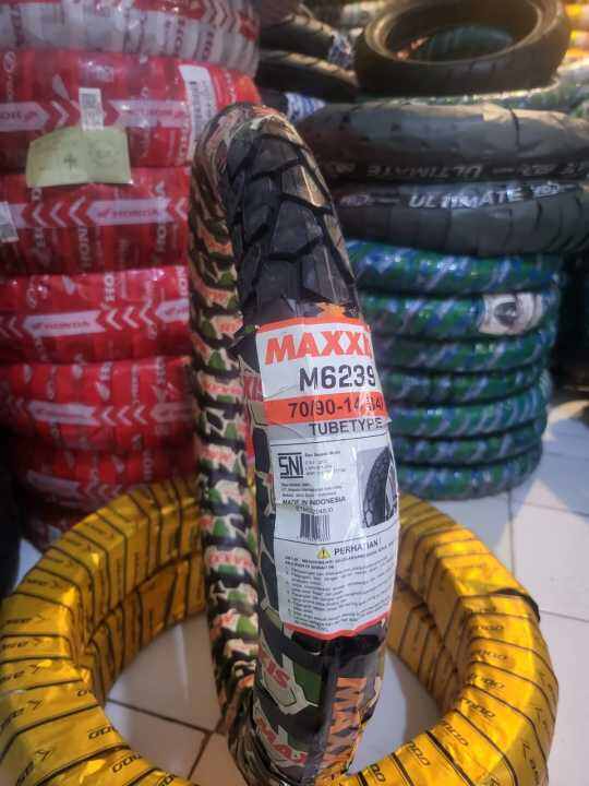 BAN MAXXIS RING 14 UKURAN 70/90 M6239 NON TUBELESS | Lazada Indonesia