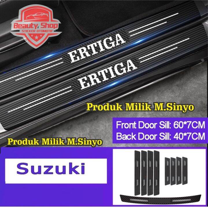 STICKER ERTIGA STIKER KARBON 3D PELINDUNG PIJAKAN MOBIL SUZUKI ERTIGA ...