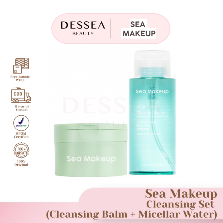 SEA MAKEUP Acne Butter Cleansing Balm Acne Clear Micellar Water ...
