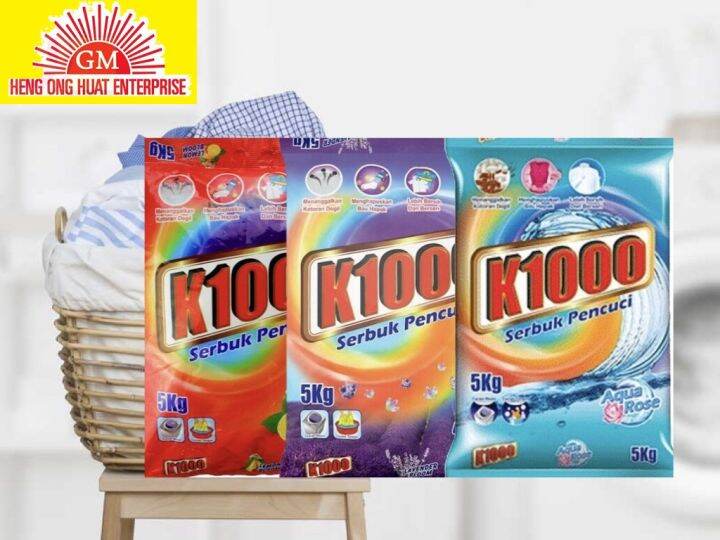 K1000 DETERGENT POWDER 5kg | Lazada