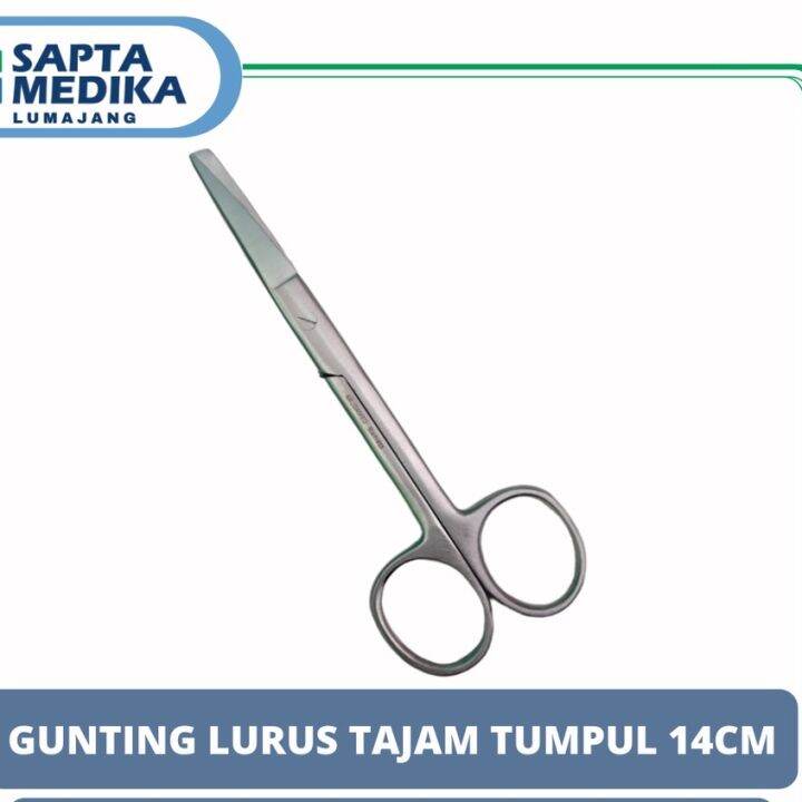 Gunting Lurus Tajam Tumpul 14cm | Lazada Indonesia