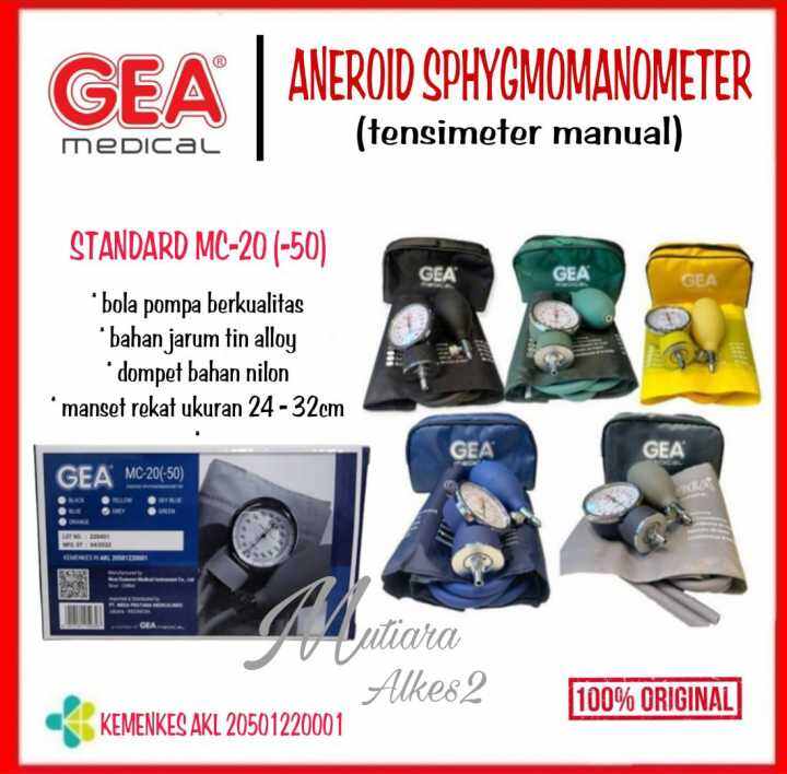 MC-20(-50) Tensimeter Aneroid GEA - Tensi Jarum - Aneroid ...