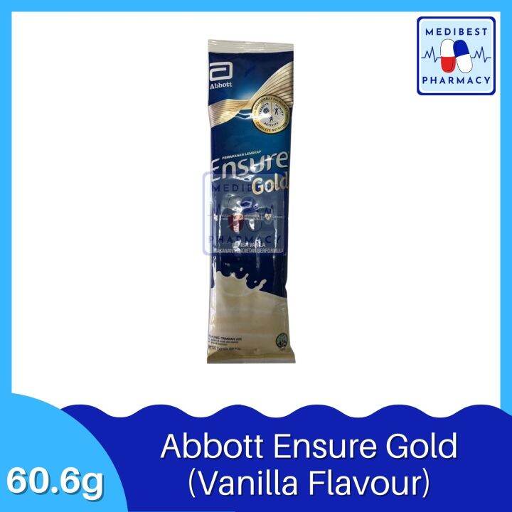 Abbott Ensure Gold Sachet 60.6g (Vanilla Flavour) | Lazada
